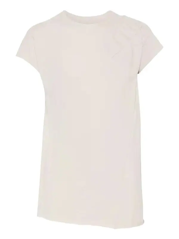 LEON EMANUEL BLANCK Distortion Cap-sleeve T-shirt - Neutrals