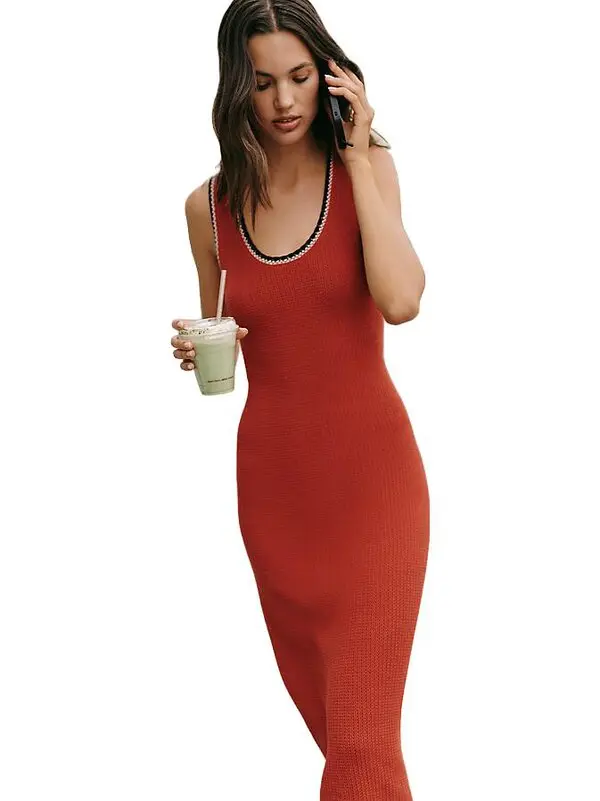 Varley Mikel Knit Midi Dress - Bossa Nova
