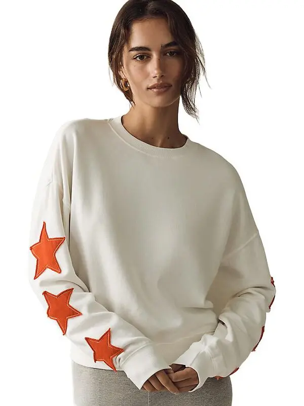Z Supply Stars" Sweatshirt - Ivory