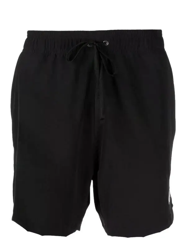 Amiri Logo-print Swimming Shorts - Black