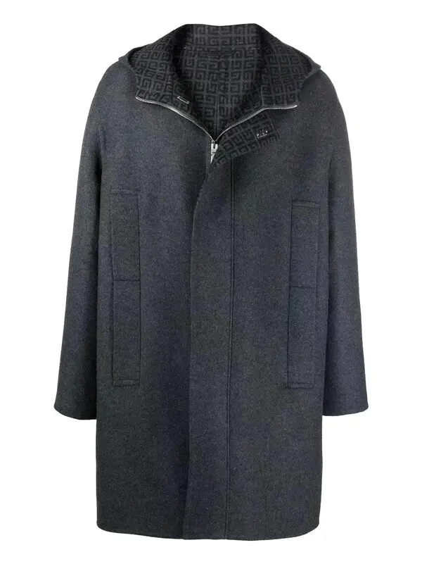 Givenchy Wool Duffle Coat - Grey
