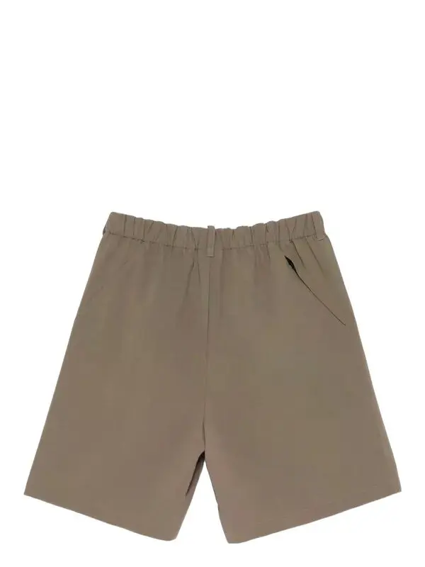 GOLDWIN Elasticated Waistband Shorts - Brown