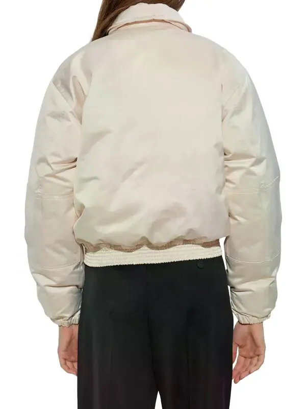 Victoria Beckham Zip-up Bomber Jacket - Neutrals
