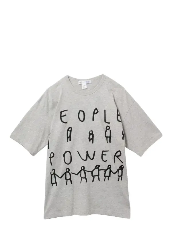Comme Des Garçons Graphic-print T-shirt - Grey
