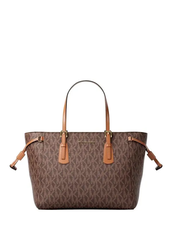 Michael Kors Voyager Extra-small Signature Logo Convertible Crossbody Bag - Brown