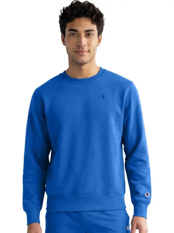 Champion Powerblend Crewneck Sweatshirt With C Logo - Nebulas Blue