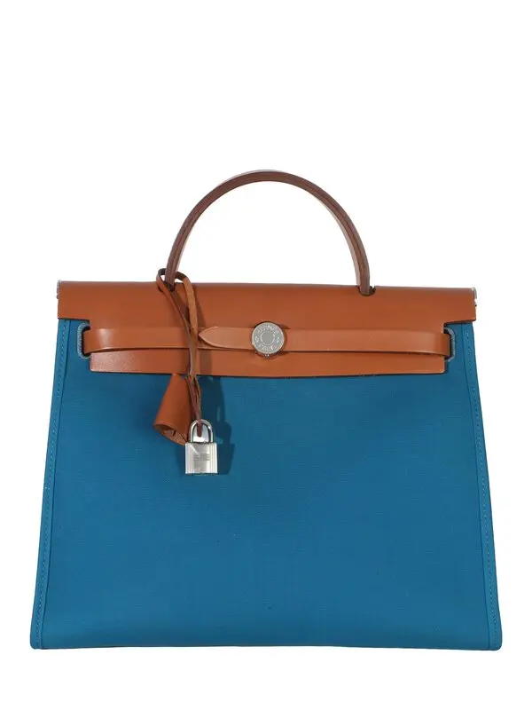 Hermès Herbag Zip 31 Pm Bag - Blue