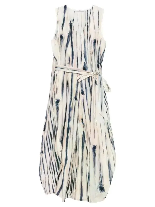 High Midi Dress - Neutrals