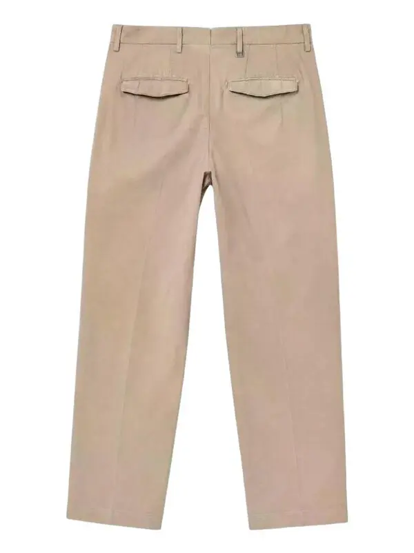PT TORINO Straight-leg Chino Trousers - Neutrals