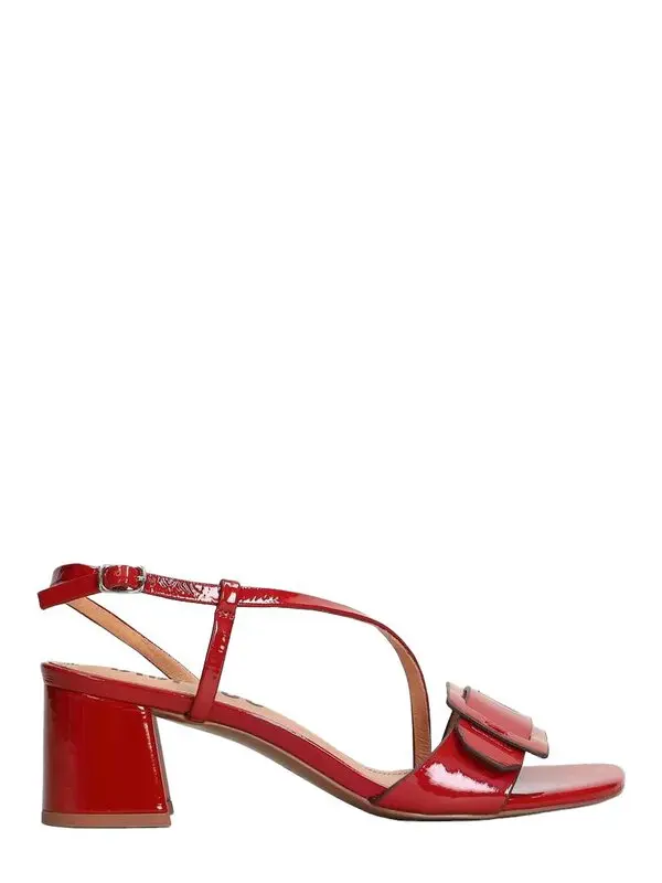 BIBI LOU Altair Block Heel Sandals - Red