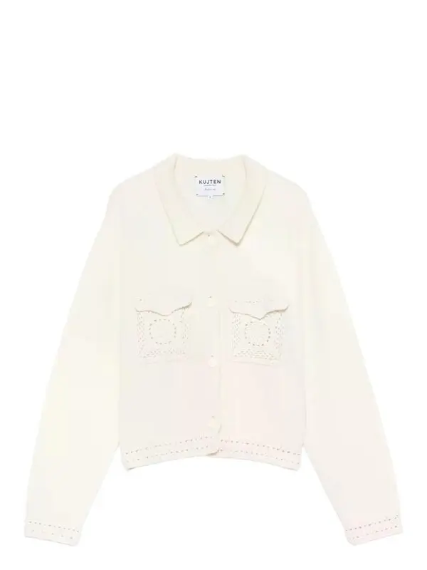 KUJTEN Xenia Cardigan - Neutrals