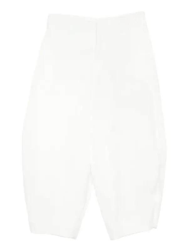 Comme Des Garçons Textured Trousers - White