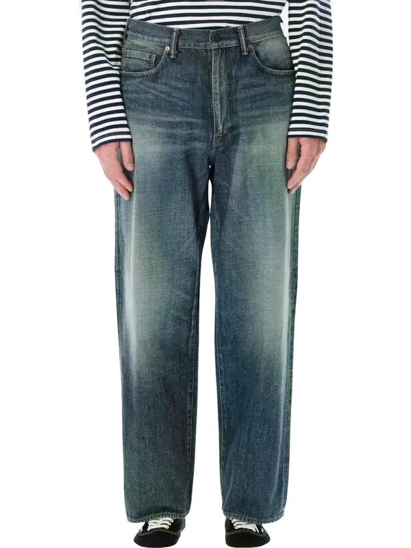Nanamica Salvage Straight-leg Jeans - Blue