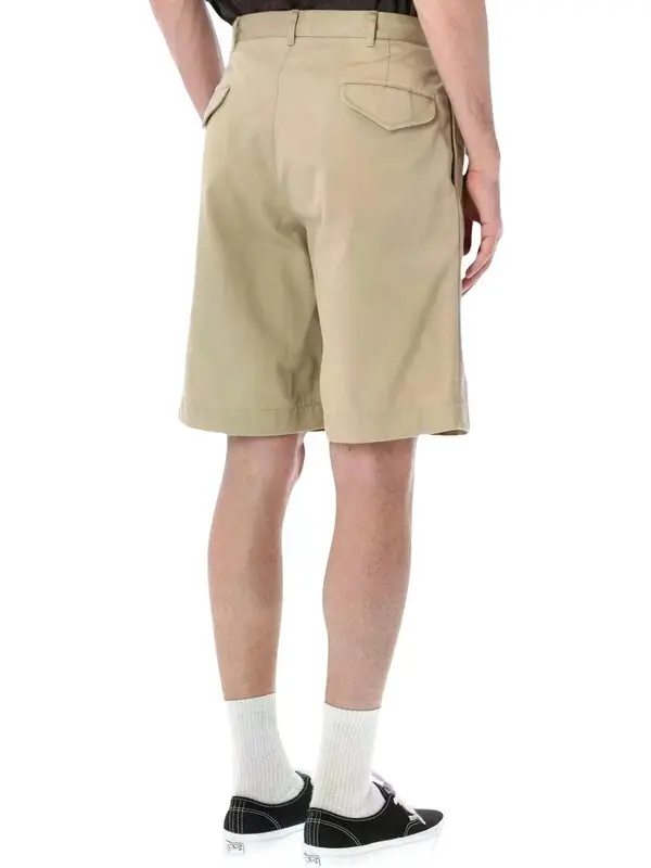 Nanamica Pleated Detail Shorts - Neutrals