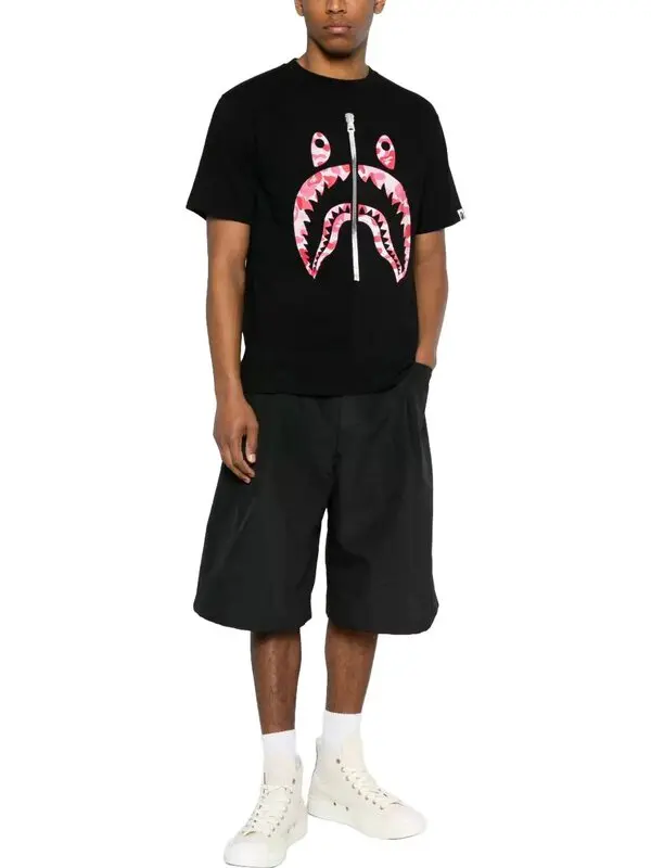 A BATHING APE Printed T-shirt - Black