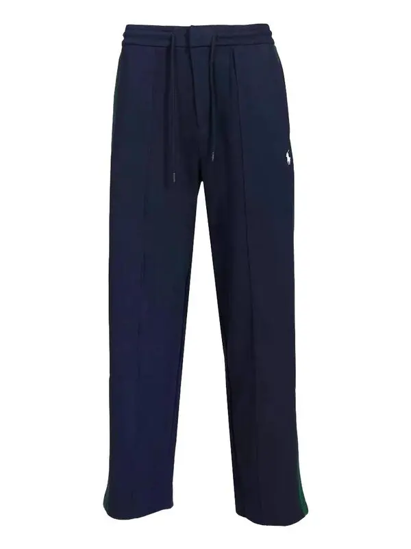 Polo Ralph Lauren Side-stripe Drawstring-waist Track Pants - Blue