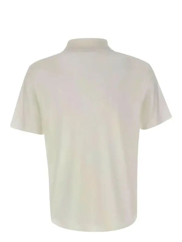 Paul & Shark Ribbed Open-collar Polo Shirt - Neutrals