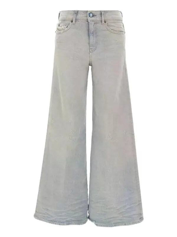 DIESEL® 1978 D-akemi Wide Leg Jeans - Blue