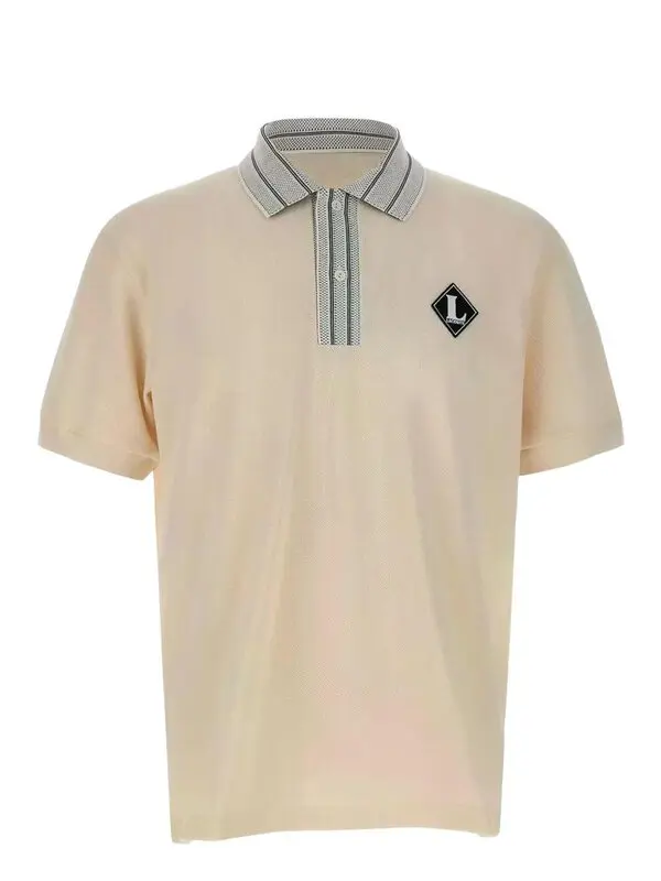 Lacoste Logo-crest Piqué Polo Shirt - Neutrals