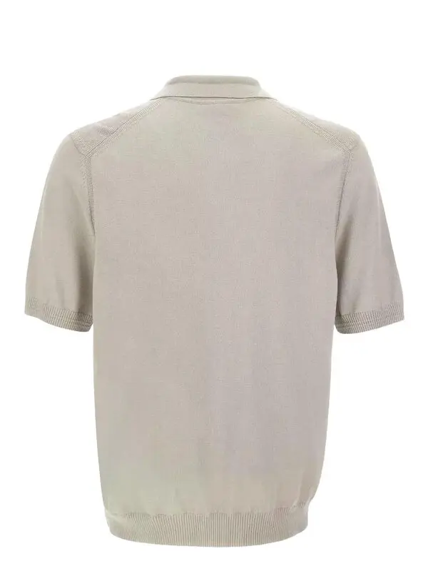 BOSS Asac Embroidered-logo Polo Shirt - Neutrals