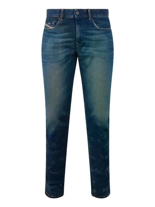 DIESEL® Faded Slim-fit Jeans - Blue