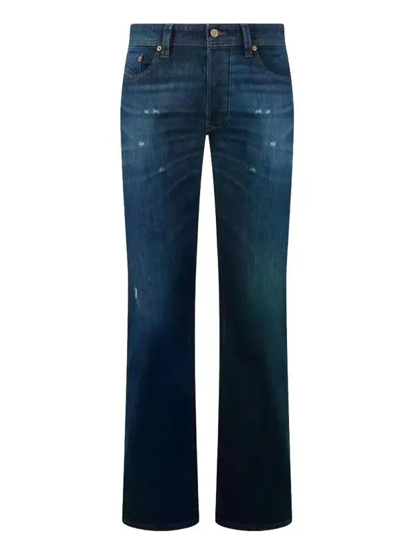 DIESEL® Dark Wash Distressed Jeans - Blue