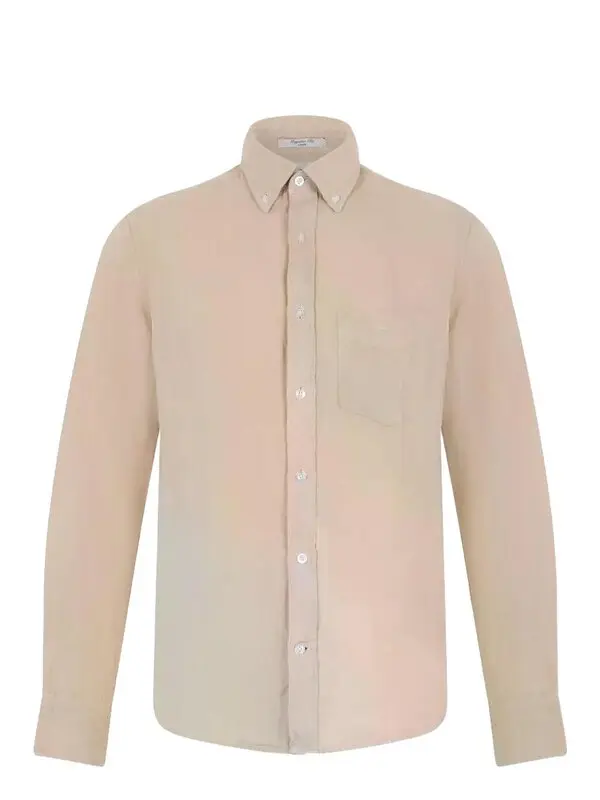 Gant Long-sleeve Linen Shirt - Neutrals