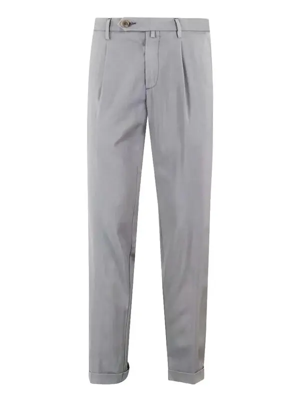MYTHS Zeus Pleated Trousers - Grey