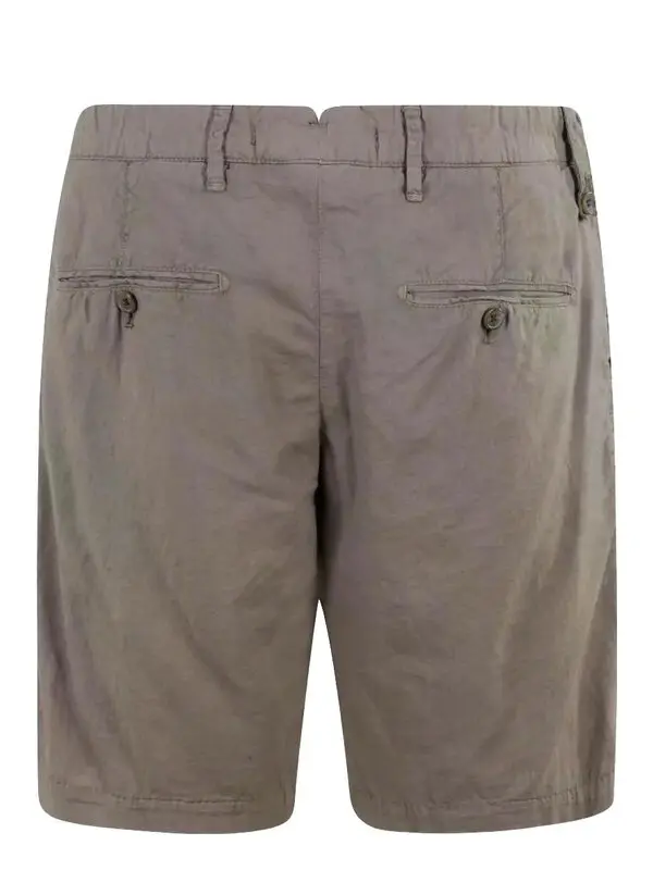 MYTHS Buttoned Bermuda Shorts - Brown