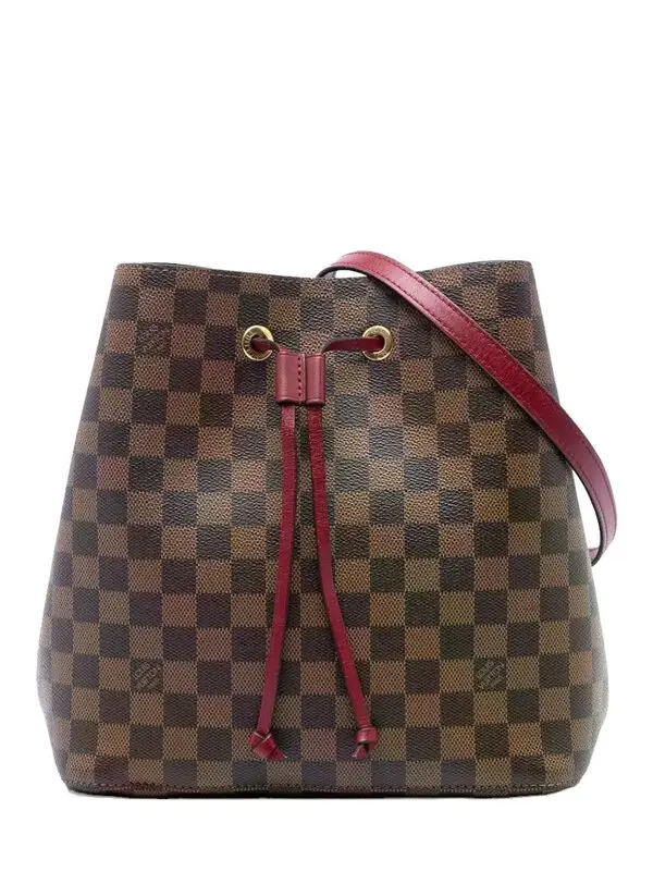 LOUIS VUITTON Damier Ebene Neonoe Mm Bucket Bag - Brown