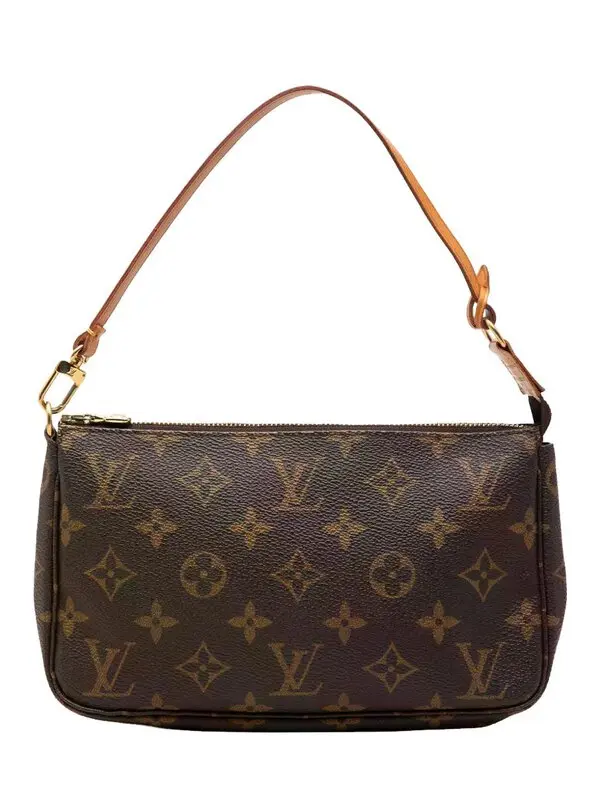 LOUIS VUITTON Monogram Pochette Accessoires Shoulder Bag - Brown