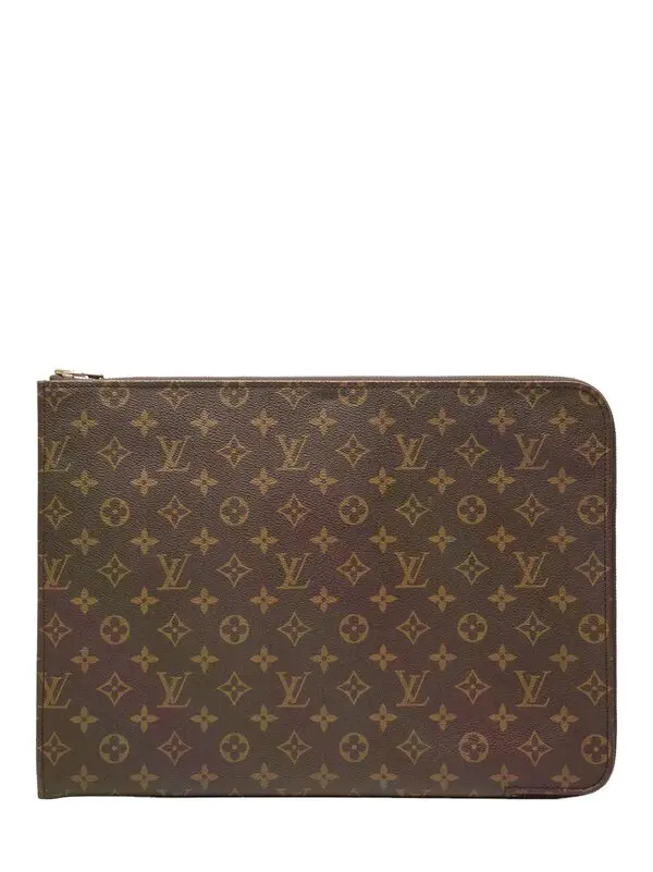 LOUIS VUITTON Monogram Document Portfolio - Brown