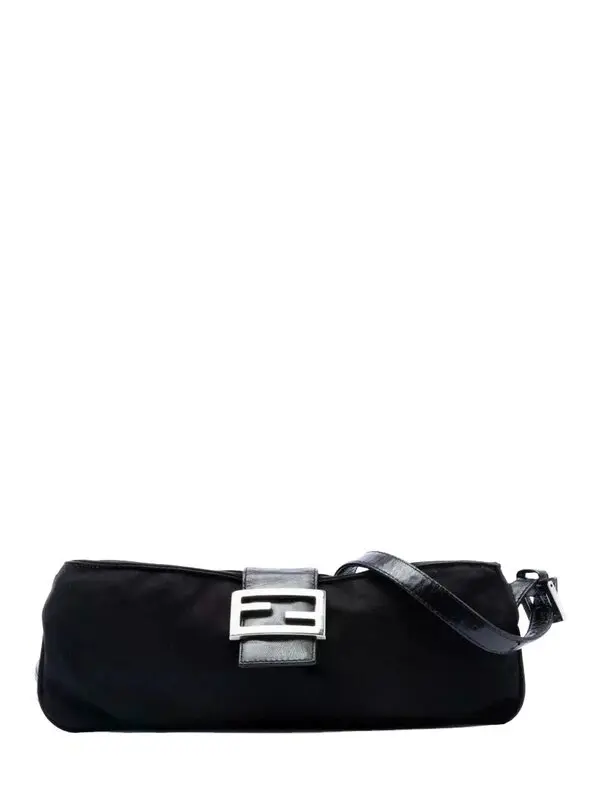 Fendi Jersey Baguette Bag - Black