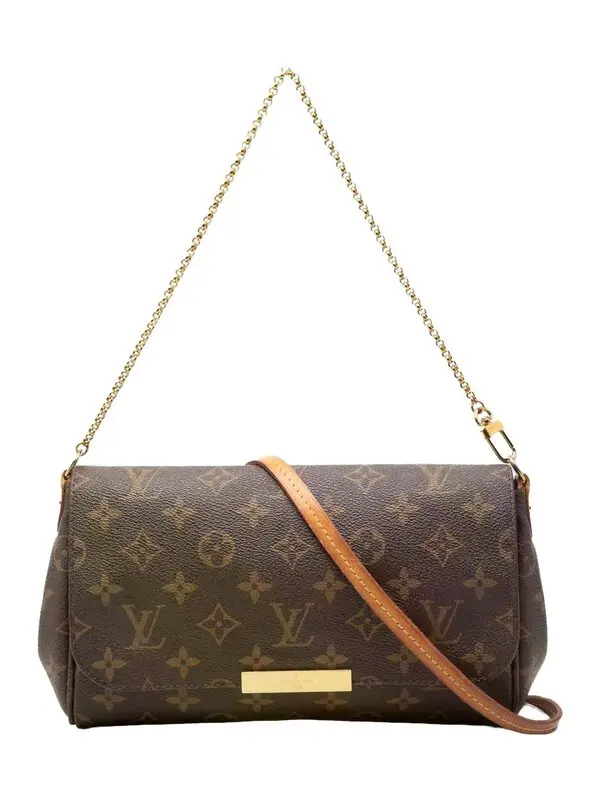 LOUIS VUITTON Monogram Favorite Mm Satchel - Brown