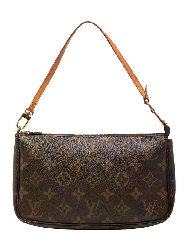 LOUIS VUITTON Monogram Pochette Accessoires Shoulder Bag - Brown