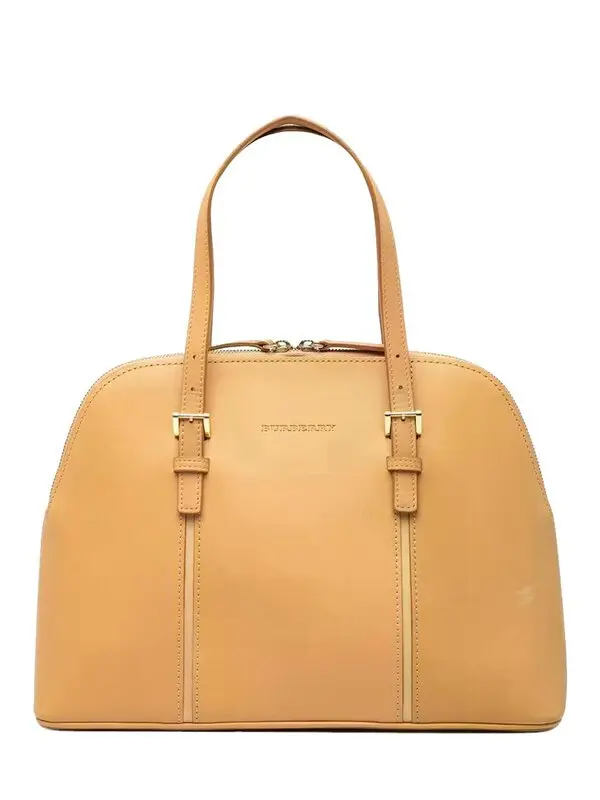 Burberry Leather Handbag - Brown