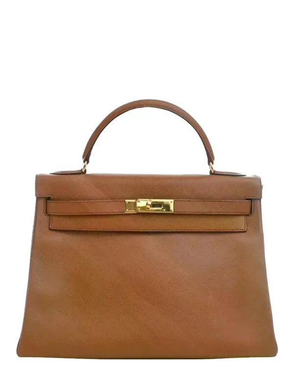Hermès 1998 Epsom Kelly Retourne 32 Satchel - Brown