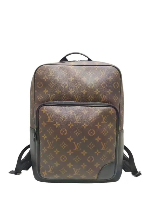 LOUIS VUITTON Monogram Macassar Dean Backpack - Brown