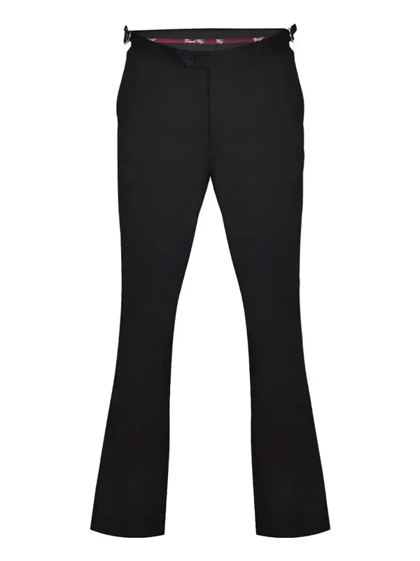 DAVID WEJ Ashford Relaxed Trouser With Side Adjusters - Black