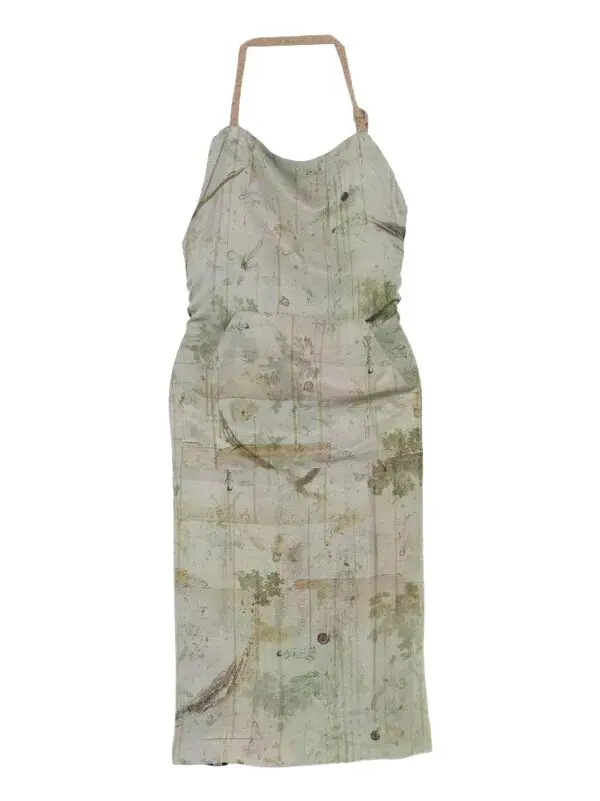 ZIGGY CHEN Pouch Pocket Apron - Neutrals