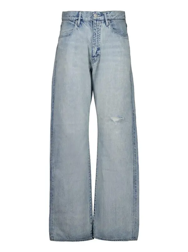 Auralee Selvedge Denim Relaxed Fit Trousers - Blue