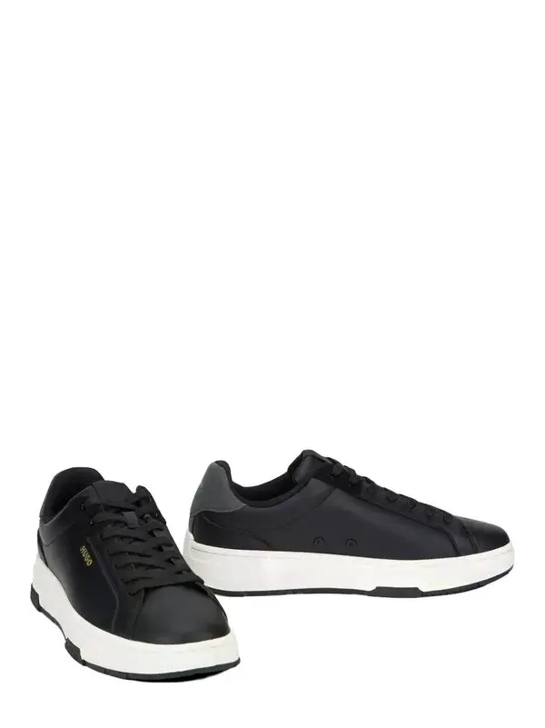 Hugo Yarrow Logo-detail Sneakers - Black