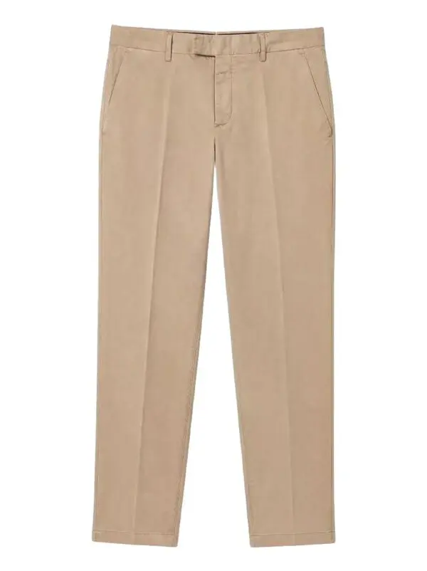 PT TORINO Straight-leg Chino Trousers - Neutrals