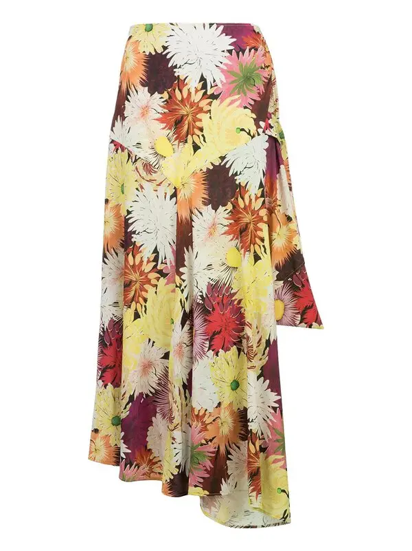 ELLERY Faintest Draped Skirt - Multicolour