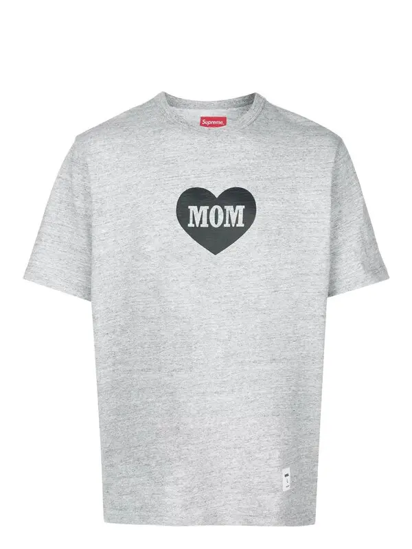 Supreme Mom Print T-shirt - Grey