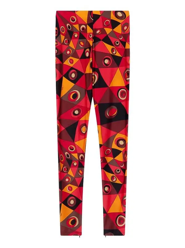 Emilio Pucci Occhi Print Leggings - Orange