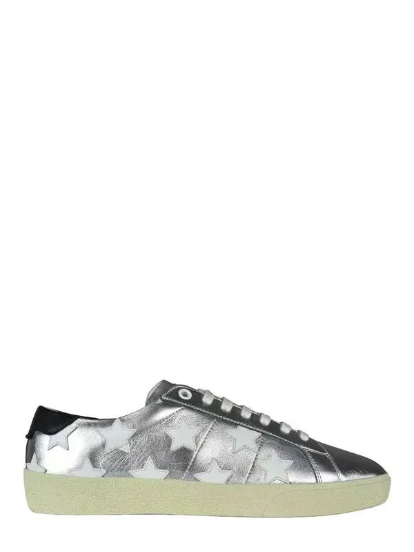 Saint Laurent Court Classic Sneakers - Silver