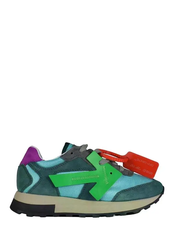Off-White Hg Runner Arrow Lace-up Sneakers - Blue
