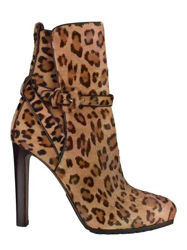 Ralph Lauren Recelle Leopard-print Boots - Neutrals