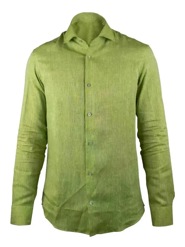 MOORER Buttoned Shirt - Green